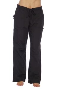 24000pblk-3x just love women's utility scrub pants / scrubs, black utility, 3x