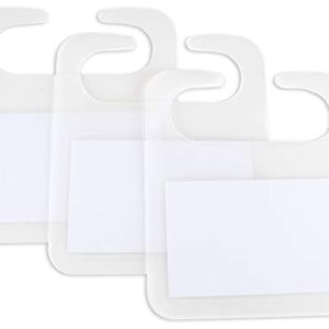 meori Label Set for Foldable Boxes Small Medium Large & Outdoor Accessory, Transparent