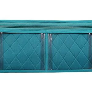 Yazzii Sewing Machine Feet Organizer Bag - Sewing Supply Organizer - Sewing Accessories Organizer with Pockets Aqua