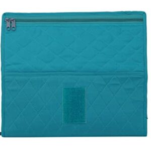 Yazzii Sewing Machine Feet Organizer Bag - Sewing Supply Organizer - Sewing Accessories Organizer with Pockets Aqua