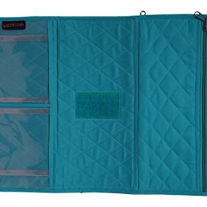 Yazzii Sewing Machine Feet Organizer Bag - Sewing Supply Organizer - Sewing Accessories Organizer with Pockets Aqua