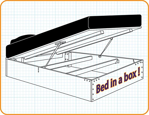 Hatchlift Products Platform Bedlift Kit (Queen-Heavy) DIY Under Bed Storage Kit