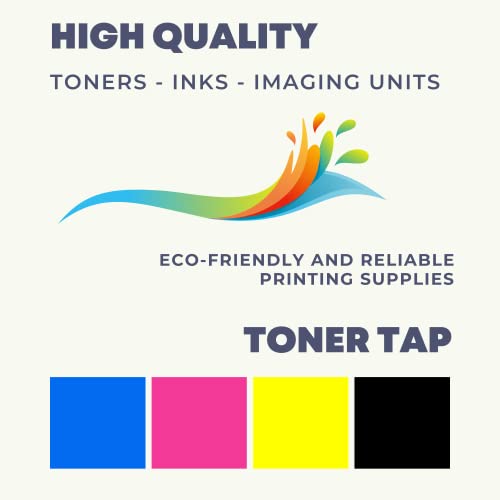 Toner Tap High Yield for Workcentre 6515 6515DNI 6515DN 6515N Phaser 6510 6510DNI 6510DN 6510N (5 Pack Bundle) 106R03480 106R03477 106R03478 106R03479 (Compatible Cartridge Replacements)