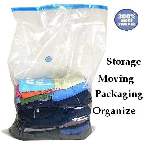 50 PACK Wholesale Vacuum Seal Moving Storage Bag Space Saver EXTRA LARGE