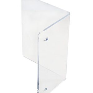 Better Display Cases Clear Acrylic 9" x 7" Floating Shelf Wall Mount (A041)