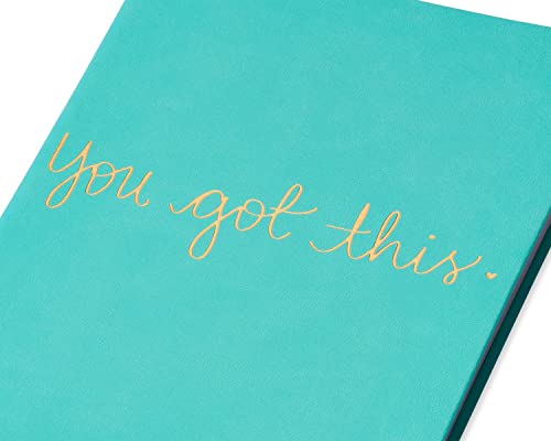 Eccolo Dayna Lee Collection Mint “You Got This” 8x6" Flexi-cover Journal/Notebook, Acid-free Lined Sheets