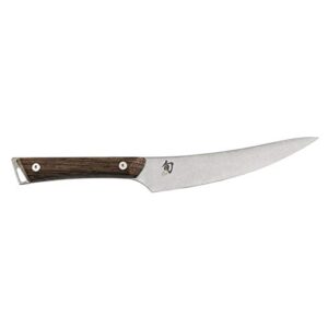 shun cutlery kanso boning & fillet knife 6.5”, easily glides through meat and fish, authentic, handcrafted japanese boning, fillet and trimming knife