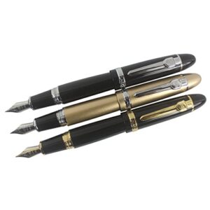 zoohot jinhao 159 fountain pen heavy big pen 3 pieces in 3 colors