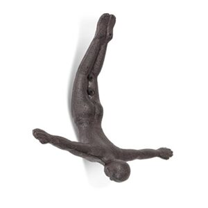 abbott collection diver wall hook, 6.25 inch height