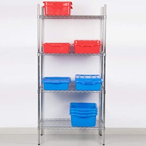 Commercial Chrome Wire Shelving 14 x 48 - NSF (2 Shelves)