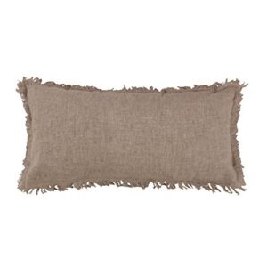 levtex home tropicana fringe linen pillow