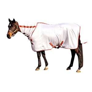 tuffrider power mesh detachable neck fly sheet oatmeal 69