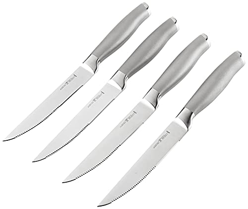 HENCKELS Modernist Razor-Sharp Steak Knife Set of 4, German Engineered Informed by 100+ Years of Mastery, Stainless Steel