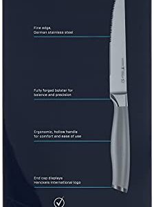 HENCKELS Modernist Razor-Sharp Steak Knife Set of 4, German Engineered Informed by 100+ Years of Mastery, Stainless Steel