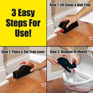 d-CON Reusable Ultra Set Covered Mouse Snap Trap, 2 Traps, 2 Count (Pack of 1)