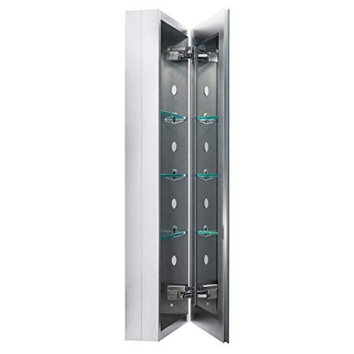 Miseno MBC3615-BL MBC3615 Dual Mount 36" H X 15" W Medicine Cabinet (Surface or Recessed Mounting)