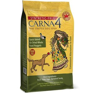 carna4 hand crafted dog food, 6-pound, duck