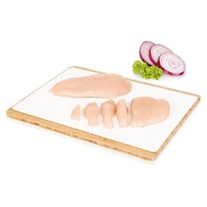 tomorrow's kitchen disposable cutting board, 13.8" x 9.8" x 0.3", clear