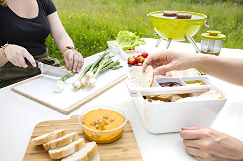 Tomorrow's Kitchen Disposable Cutting Board, 13.8" x 9.8" x 0.3", Clear