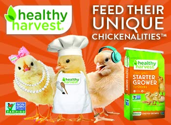 Healthy Harvest N1039C5 1 Piece 22-Percent Chick Starter Grower Crumbles For Poultry, 5 Lb