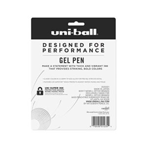 uni-ball 2004052 Gel Pens, Ultra Micro Point (0.38mm), Assorted Colors, 8 Count