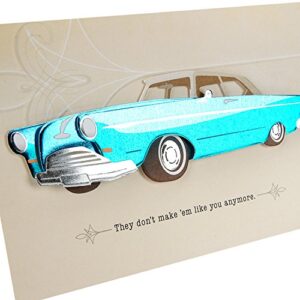 Hallmark Signature Father's Day Card (Vintage Classic Car, Don't Make 'Em Like You Anymore), (599FFW9632)