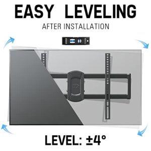 Mounting Dream Full Motion TV Mount for 42-75 inch TVs, TV Wall Mount Bracket with Dual Articulating Arms, Fits 12” / 16” Wood Studs with VESA 600x400mm up to 100lbs