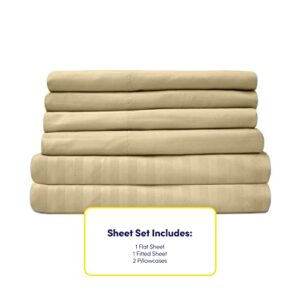 Twin Size Bed Sheets - 4 Piece 1500 Supreme Collection Fine Brushed Microfiber Deep Pocket Twin Sheet Set Bedding - 1 EXTRA PILLOW CASES, GREAT VALUE, Twin, Dobby Sage