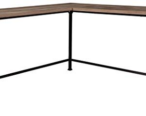 Signature Design by Ashley Jaeparli Modern Farmhouse Home Office L Shaped Desk, Brown