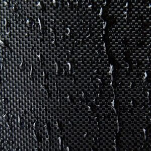 Solid Onyx Black 100% Nylon Canvas Fabric Water Repel Finish 58" Width x 5 Yard Lot