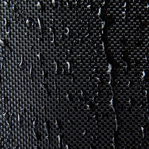 Solid Onyx Black 100% Nylon Canvas Fabric Water Repel Finish 58" Width x 5 Yard Lot