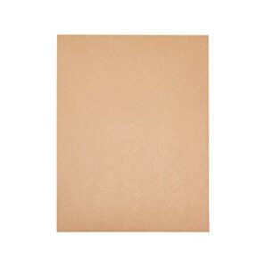 96 Pack Brown Kraft Paper Sheets for Wedding, Party Invitations, Drawing, DIY Projects, Letter Size, 120gsm (8.5 x 11 In)