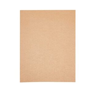 96 Pack Brown Kraft Paper Sheets for Wedding, Party Invitations, Drawing, DIY Projects, Letter Size, 120gsm (8.5 x 11 In)