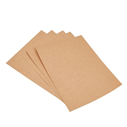 96 Pack Brown Kraft Paper Sheets for Wedding, Party Invitations, Drawing, DIY Projects, Letter Size, 120gsm (8.5 x 11 In)