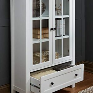 Signature Design by Ashley Miranda Accent Cabinet, 32"W x 12"D x 47"H, White