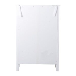 Signature Design by Ashley Miranda Accent Cabinet, 32"W x 12"D x 47"H, White