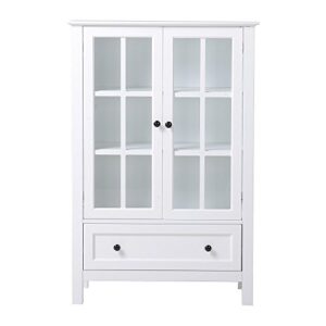 Signature Design by Ashley Miranda Accent Cabinet, 32"W x 12"D x 47"H, White