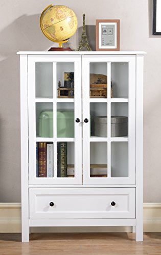 Signature Design by Ashley Miranda Accent Cabinet, 32"W x 12"D x 47"H, White