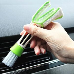 Multifunction Cleaning Brush for Car Interior - Auto Detailing Care Brush Tools for Dashes Leather Seat Wheel Air Vent Conditioner Soft Brushes for Sweeping Home Kitchen Car Wash Accessories Details