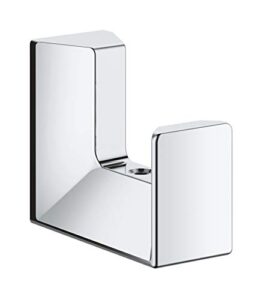 grohe 40782000 selection cube robe hook, starlight chrome