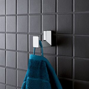 Grohe 40782000 Selection Cube Robe Hook, Starlight Chrome