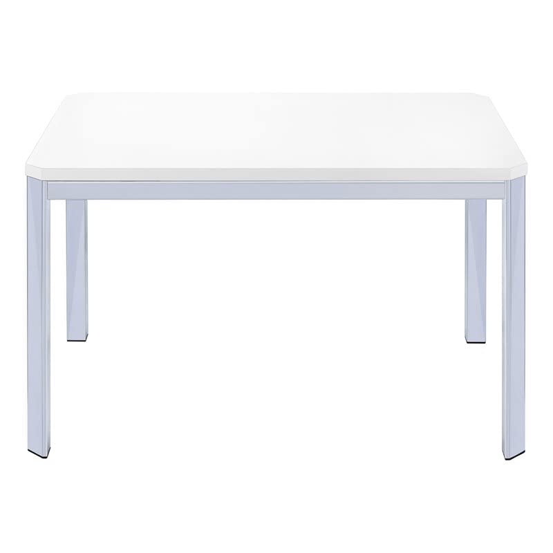 Monarch Specialties I DINING TABLE - 32"X 48"/ WHITE/CHROME METAL,