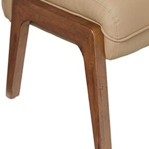 Milan Bernice Faux Leather Nook, Taupe