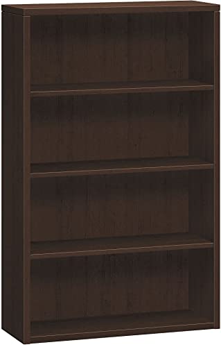 HON 10500 4-Shelf Bookcase Mocha