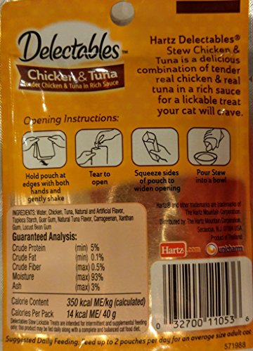 Delectables Stew Lickable Treats Variety Bundle Pack of 12. (4) Tuna & Whitefish, (4) Chicken & Tuna, (4) Tuna & Shrimp. 1.4 oz Each - Bonus Mouse Toy Included (Color May Vary)