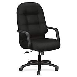 hon pillow-soft chair, black cu10