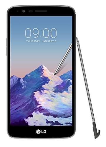 LG Stylus 3 Dual (32GB, 2GB RAM) 5.7" Display, 4G LTE Dual SIM GSM Factory Unlocked Phone w/ Stylus Pen - Titan