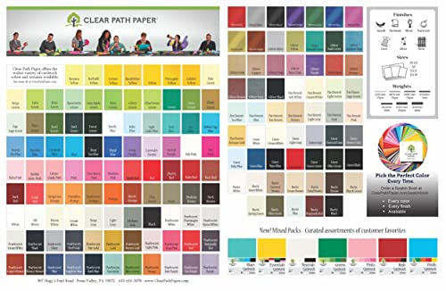 Dark Brown Cardstock - 8.5 x 11 inch - 65Lb Cover - 50 Sheets - Clear Path Paper