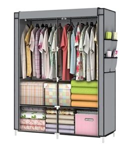 youud wardrobe storage closet clothes portable wardrobe storage closet portable closet organizer portable closets wardrobe closet organizer shelf wardrobe clothes organizer standing closet grey