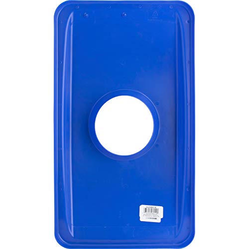 Genuine Joe 98219 23-Gal Recycling Bin Round Cutout Lid